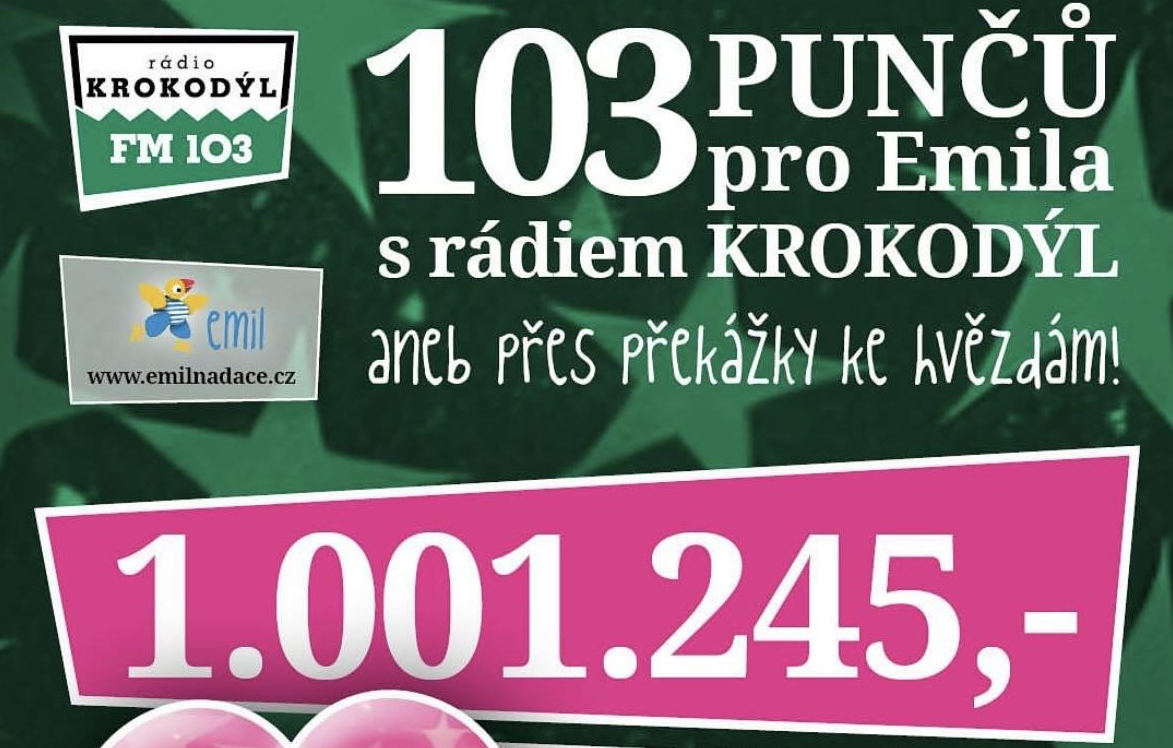 Více než milión korun pro dobrou věc s Rádiem Krokodýl ⋆ Rádio Krokodýl